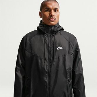 Nike Windrunner Jacke f&uuml;r Herren (Samtschwarz/Wei&szlig;)