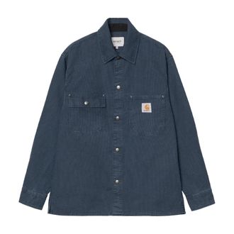 Carhartt Work in Progress Parrish Shirt Jacket - - Shirts - Herren - Blau - M