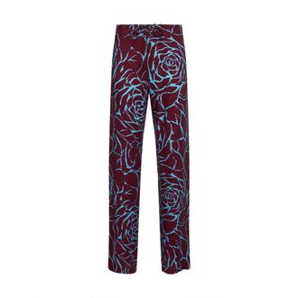 Dries Van Noten Femme, Pantalons, Multicolore, Taille: 44 FR Dries Van Noten Rtw... Coffee