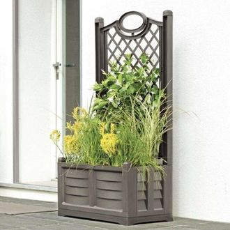 Bama Jardini&egrave;re treillage - separe - 80 cm - Cappuccino - Livraison gratuite