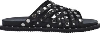 Cult Femme, Chaussures, Noir, Taille: 40 EU Roshelle Leather Slippers