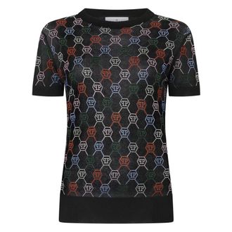 Philipp Plein Damen, Oberteile, Schwarzk, SGr&ouml;&szlig;e