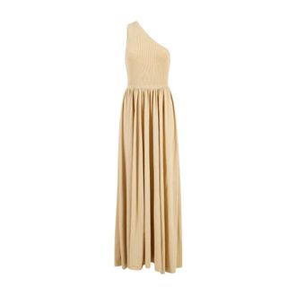 Zimmermann Metallisches Asymmetrisches Maxikleid - - Dresses - Damen - Gelb - L