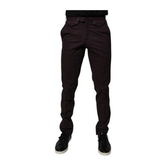 Bencivenga Luxuri&ouml;se Slim Fit Baumwollkleidungshose - - Trousers - Herren - Braun - S
