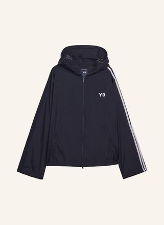 Yohji Yamamoto Y-3 Nylon Wired 3-Streifen Track Top schwarz