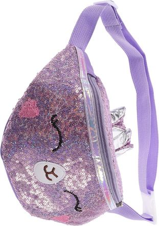 UPKOCH Umhängetasche PU Cartoon Katze Hüfttasche und Brustbeutel Verstellbar Langlebig für Mädchen Jahre Modische Bauchtasche Süßer Crossbody Bag