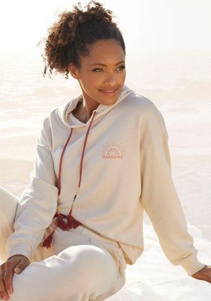 Vivance Hoodie Kapuzensweatshirt mit Print, Loungewear