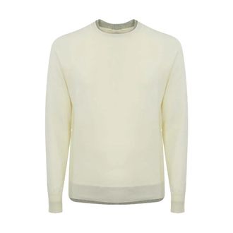 Eleventy Pullover aus Wolle mit Rundhalsausschnitt - - Knitwear - Herren - Gelb - L