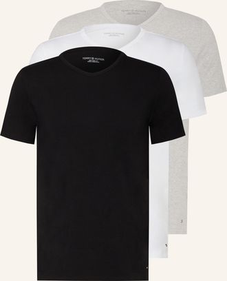 Tommy Hilfiger 3er-Pack V-Shirts schwarz