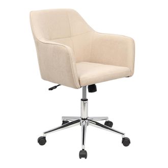 SVITA Jake Bürostuhl Konferenzstuhl Drehstuhl Schreibtischstuhl Höhenverstellung (Stoff, Beige)