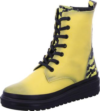 Manitu Damen 990149-06 Stiefelette, gelb, 37 EU