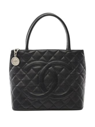Chanel sac à main Medallion (2005-2006) - Noir
