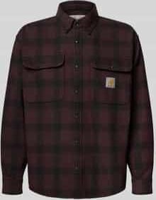 Carhartt Work in Progress Regular Fit Freizeithemd mit Logo-Patch Modell Edmands