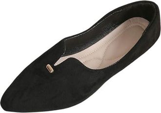 Generic Ballerines Femme Bout Pointu Plates Mocassins De Ballet &Eacute;l&eacute;gants sans Lacets Chaussures De Marche L&eacute;g&egrave;res Respirantes Anti-D&eacute;rapant Chaussures Femme C