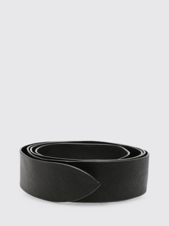 Cortana Ceinture minimaliste en cuir dagneau lisse &agrave; nouer &agrave; la taille