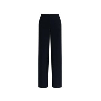 Emporio Armani Gerade geschnittene Hose - - Trousers - Damen - Blau - XS
