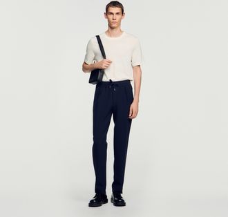 Sandro Gerade Hose mit Gummizug