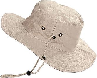 Generic Chapeaux seau &agrave; large bord pour la randonn&eacute;e, la p&ecirc;che, le soleil en coton pour hommes et femmes, chapeaux pour activit&eacute;s de plein air chapeaux tendan