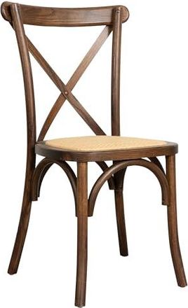 Biscottini International Chaise cuisine vintage en bois de frêne L42xPR43xH88 - Chaises de salle à manger - Chaises de cuisine - Chaises de salle à manger bois - Chaises de sa