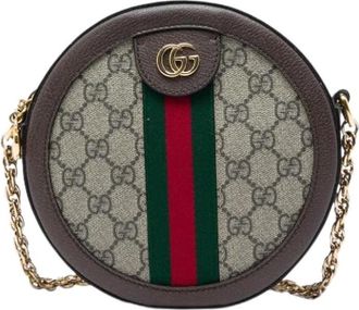 Gucci Pre-owned Ophidia Crossbody - Femme - Pre-owned - Beige - Taille: ONE Size