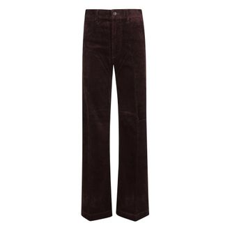 Polo Ralph Lauren Femme, Pantalons, Violet, Taille: 36 FR Pantalon &Eacute;vas&eacute; Tiss&eacute;