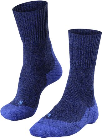 Falke Herren Wandersocken TK1 Adventure Wool M So Wolle Funktionsmaterial antiblasen dick 1 Paar, Blau Yve 6714, 44-45