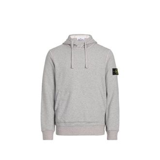 Stone Island Sweat droit &agrave; capuche en coton