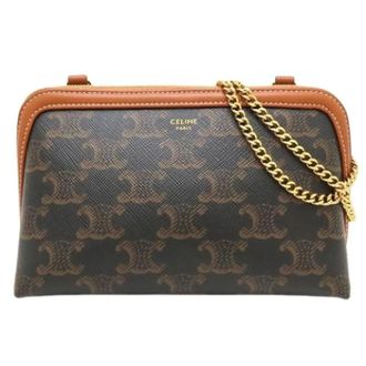 Celine Pre-owned Canvas Shoulder Bag - - Pre-owned - Damen - Braun - ONE SIZE
