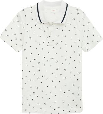 s.Oliver Poloshirt mit All-Over-Print