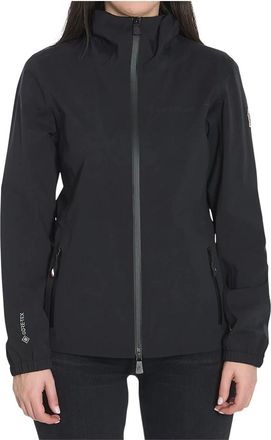 Moncler Femme, Vestes, Noir, Taille: 42 FR Valles Hooded Shell Jacket