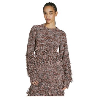 Durazzi Milano Loops Sweater mit lockeren F&auml;den - - Knitwear - Damen - Mehrfarbig - M