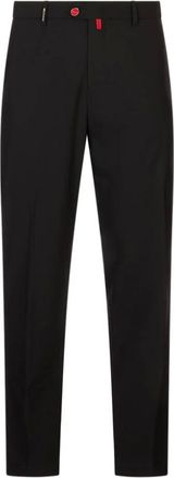 Kiton Homme, Pantalons, Noir, Taille: W38 Pantalon &agrave; taille &eacute;lastiqu&eacute;e