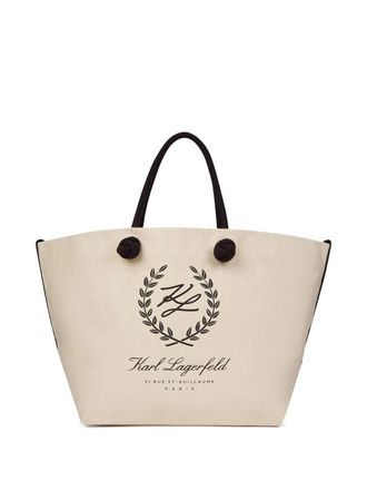 Karl Lagerfeld Hotel Karl Strandtasche - Nude