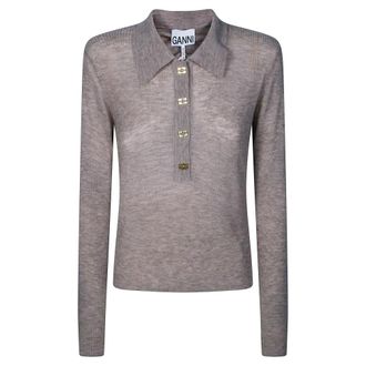 Ganni Damen, Strickwaren, Beige, XSGr&ouml;&szlig;e
