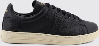 Tom Ford Baskets basses en cuir grain&eacute; avec monogramme perfor&eacute;