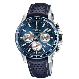 Festina unisex, Accessoires, Bleu, Taille: ONE Size Chronographe Intemporel