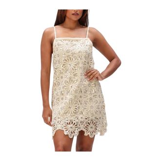 Suncoo Chelby Kleid - - Dresses - Damen - Beige - M