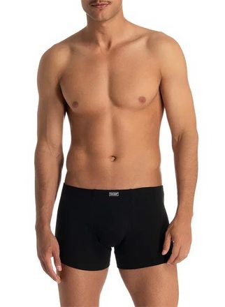 Bruno Banani Herren Trunk schwarz Baumwolle unifarben