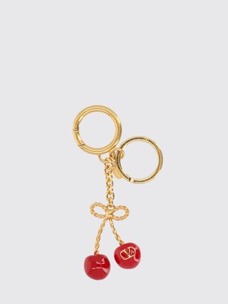Valentino Garavani Porte-cl&eacute;s VLogo Signature avec charm fruit en laiton &eacute;maill&eacute;
