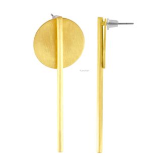 Dansk Copenhagen Vielseitig kombinierbarer St&auml;bchen-Ohrstecker mit Punkten - - Accessories - Damen - Gelb - ONE SIZE