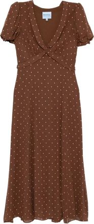 Reformation robe Michelle - Marron