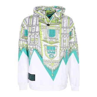 Dolly Noire Milan Cathedral Print Hooded Sweatshirt - - Sweatshirts & Hoodies - Herren - Mehrfarbig - M