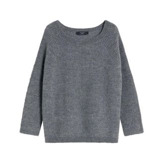 Max Mara Femme, Pulls, Gris, Taille: 42 FR Pull Gris Weekend Style Chic