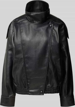 Only Lederjacke mit hohem Stehkragen Modell ONLVANI