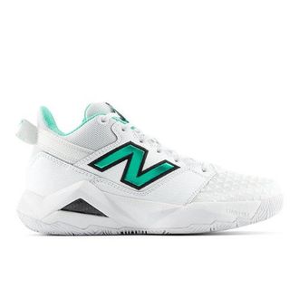 New Balance Damen Coco CG2 in Wei&szlig;/Gr&uuml;n, Synthetik, Gr&ouml;&szlig;e 36.5