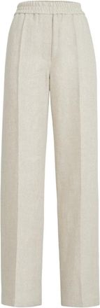 Brunello Cucinelli Hose mit elastischem Bund - Nude