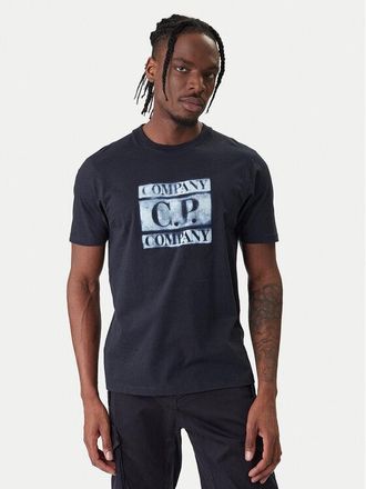 C.P. Company T-Shirt 20CMTS141A110579W Dunkelblau Regular Fit