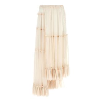 Dries Van Noten Sunia Bis Asymmetrischer Maxirock - - Skirts - Damen - Beige - S