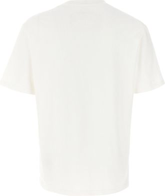 Jil Sander Logo-Embroidered T-shirt - White