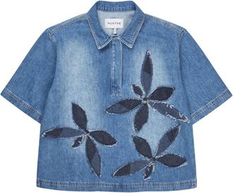 Munthe Femme, Blouses et Chemises, Bleu, Taille: 42 FR Blouse